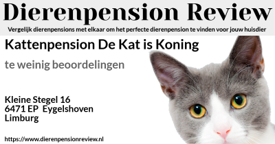 Kattenpension De Kat is Koning in Eygelshoven, Limburg - Dierenpension ...